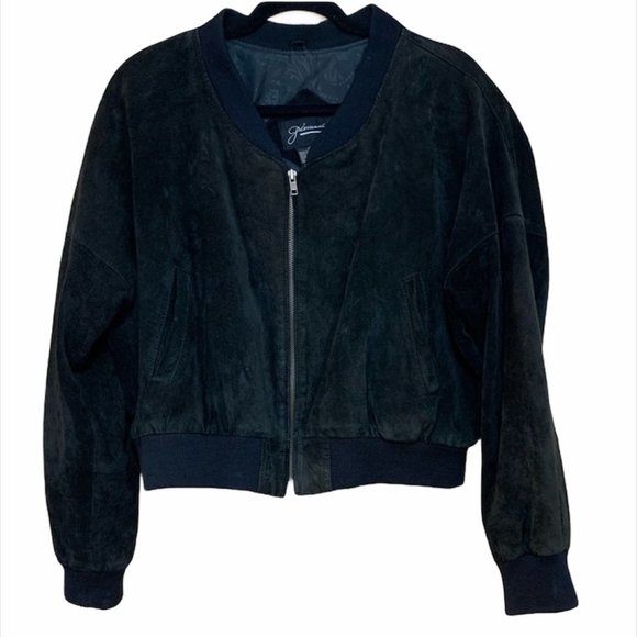 Vintage | Jackets & Coats | Vintage Giovanni 0 Leather Suede Bomber ...